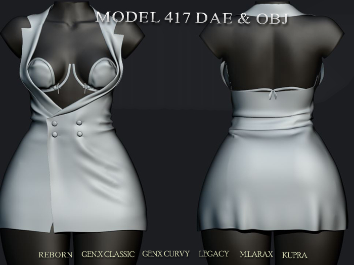 Second Life Marketplace - !GUTTO! MODEL 417 DAE & OBJ